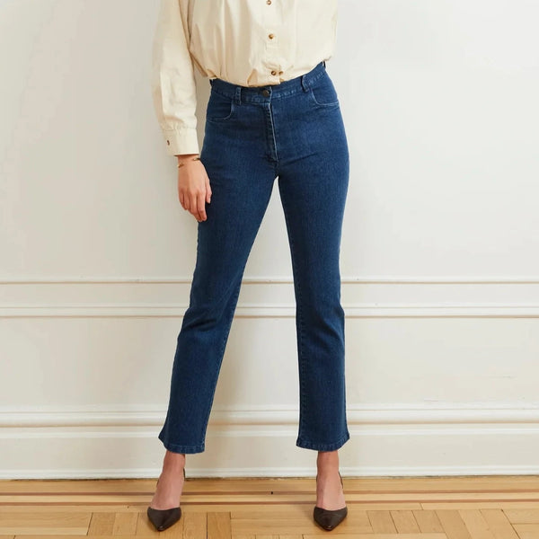 Cleo Jeans in Dark Indigo – Gemini